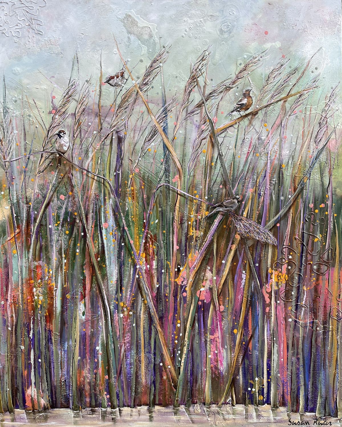 Susan Ruiter - Golden Evening is een schilderij van kunstenaar Susan Ruiter