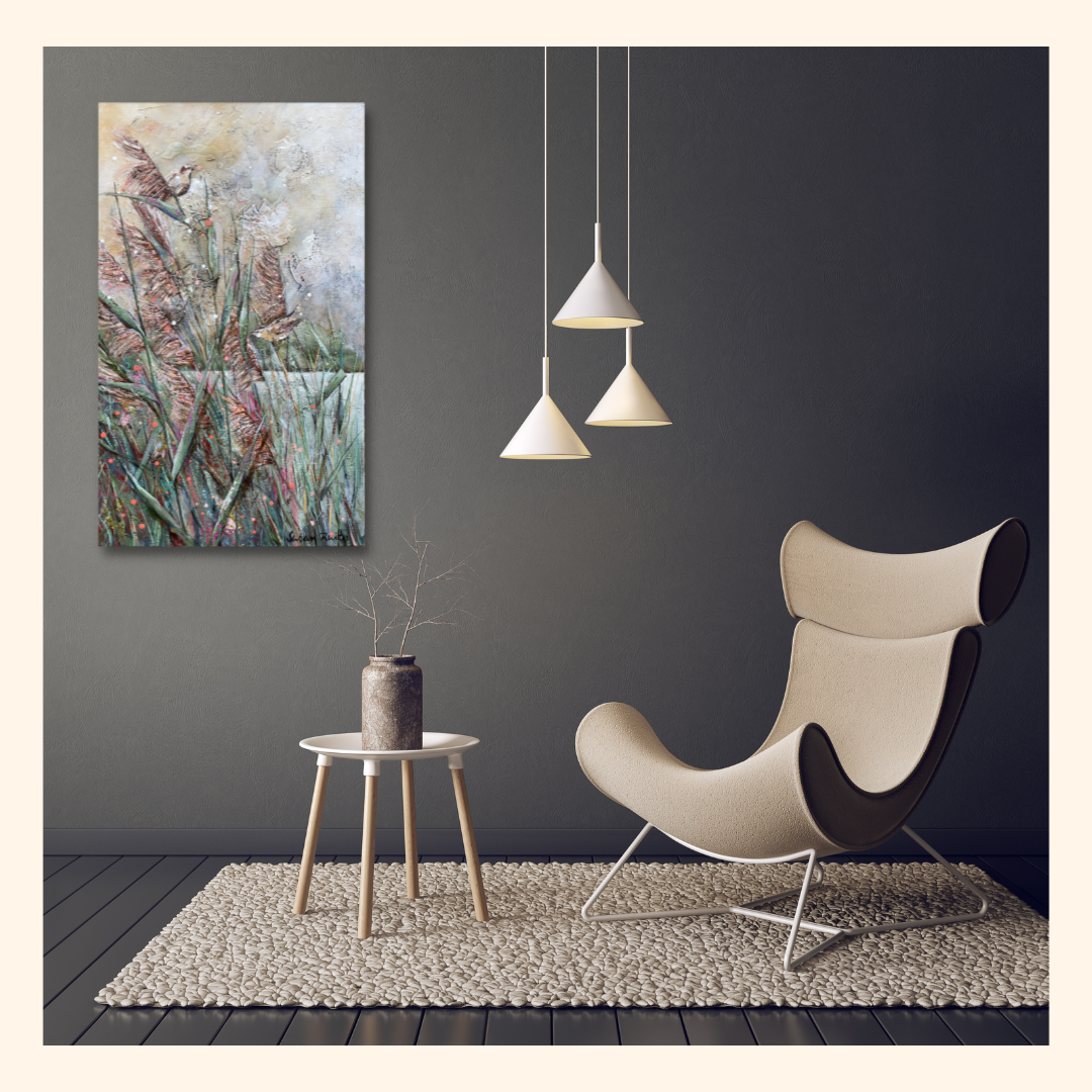 Susan Ruiter - Close to Nature schilderij met vogels galerie Susan Ruiter